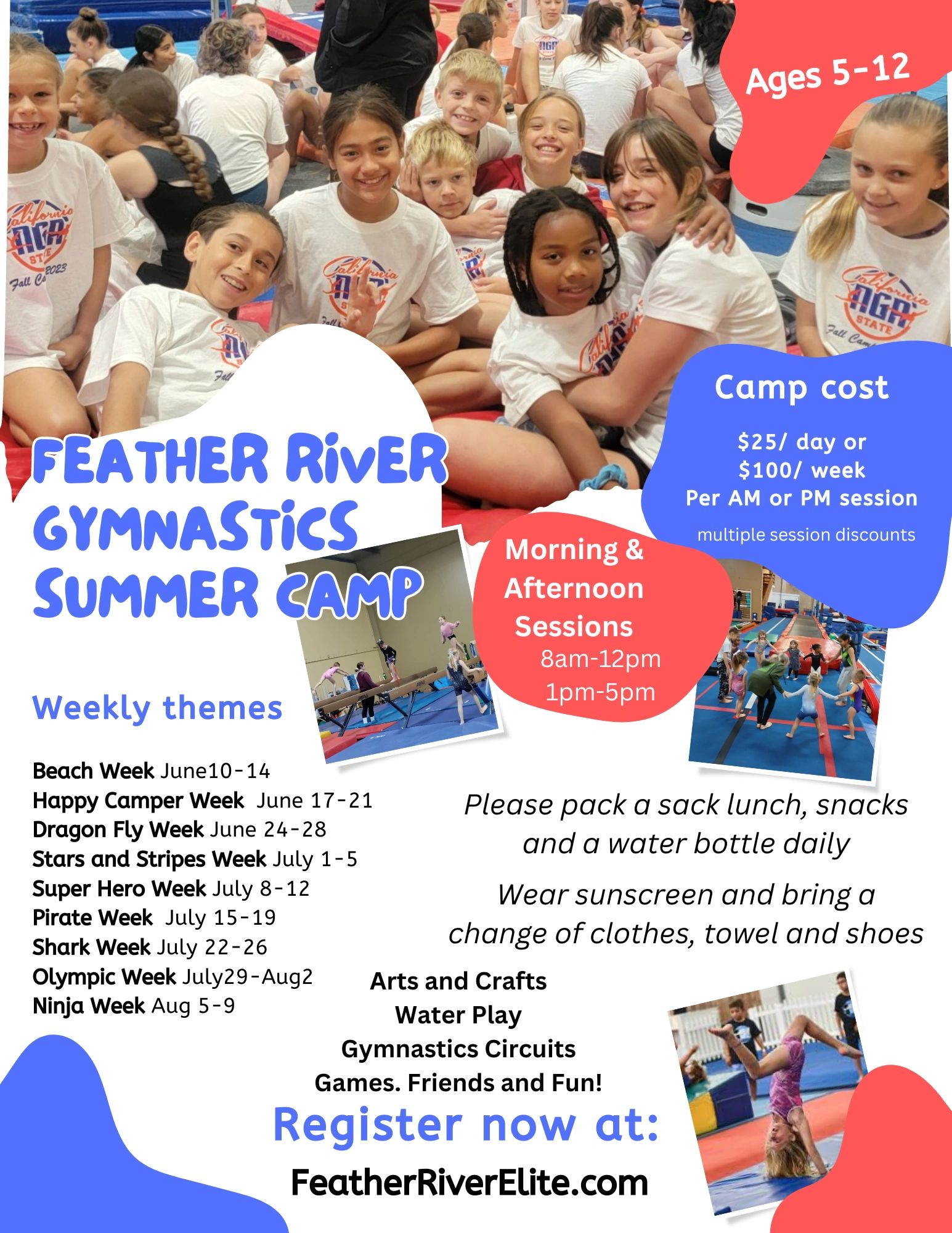 Feather River Elite - Gymnastics Classes, Birthday Parties